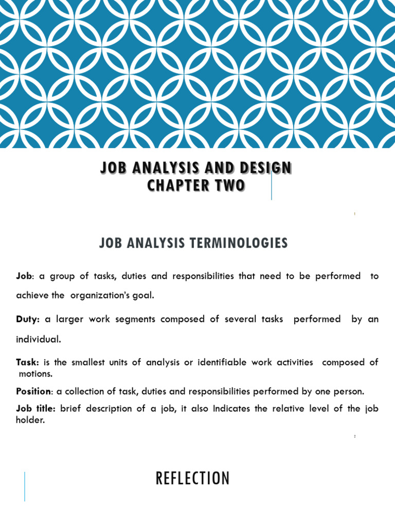 Chapter 2 - Job Analysis | PDF | Business | Applied Psychology