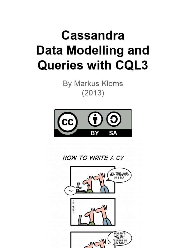 Cassandra CQL3 Guide for Developers | PDF | Database Index | Data Management
