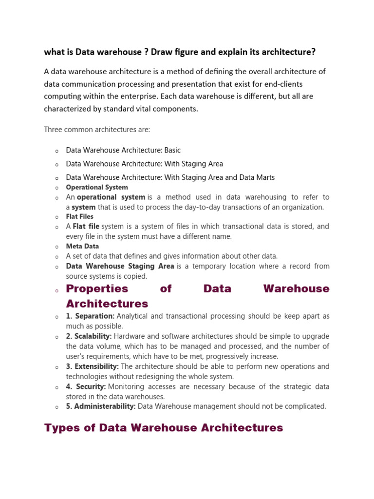 what is Data warehouse | Download Free PDF | Data Warehouse | Data Mining