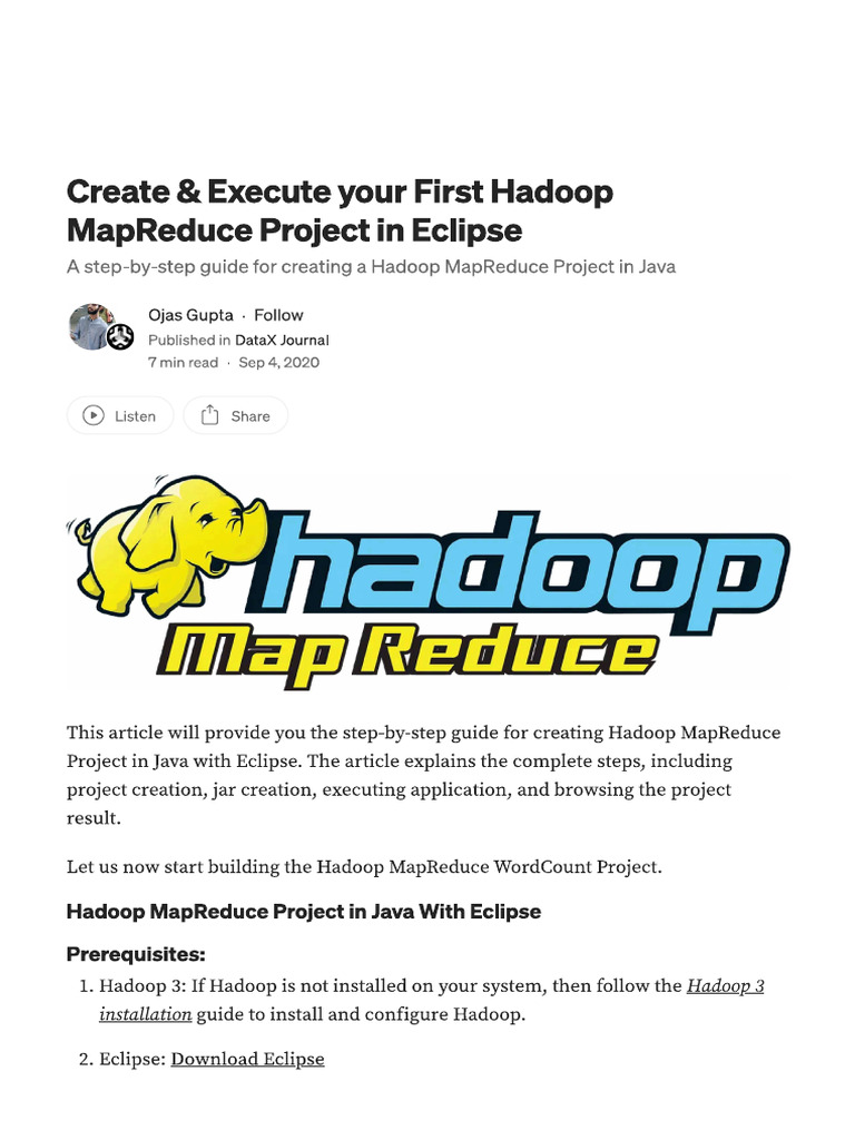 Hadoop MapRedure | PDF