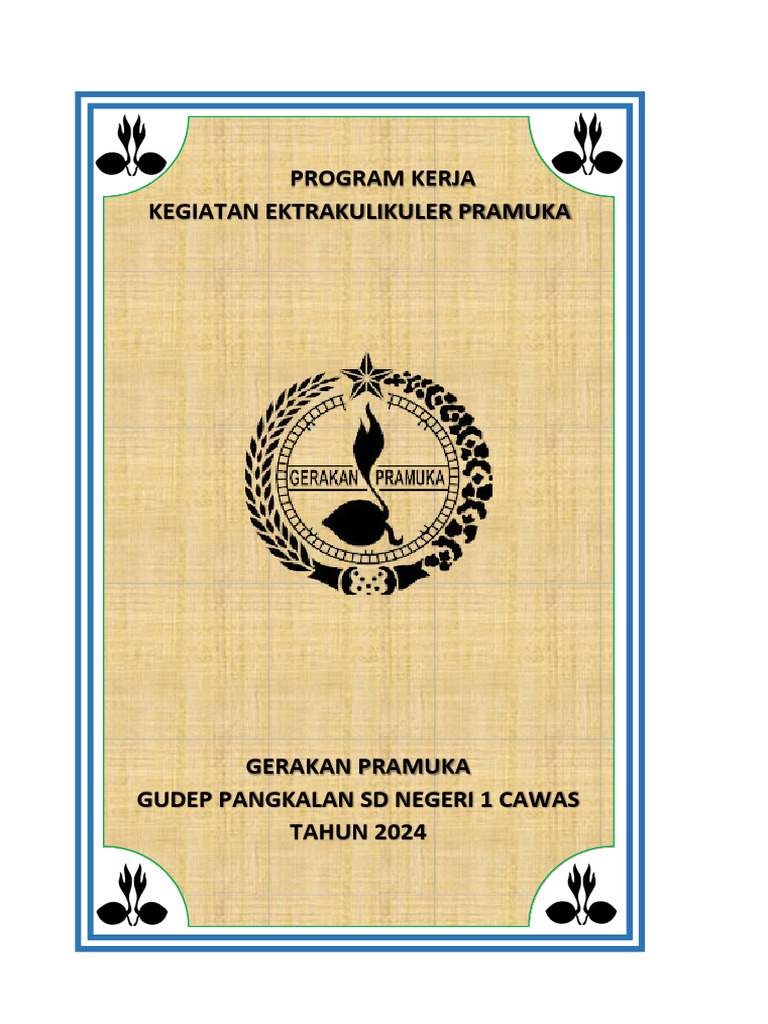 Program Pramuka SDN 1 Cawas 2024 | PDF | Karier & Perkembangan | Pengembangan Diri