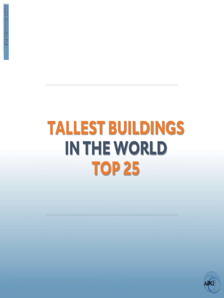 Tallest Buildings in The World3 | PDF | Architect | Design