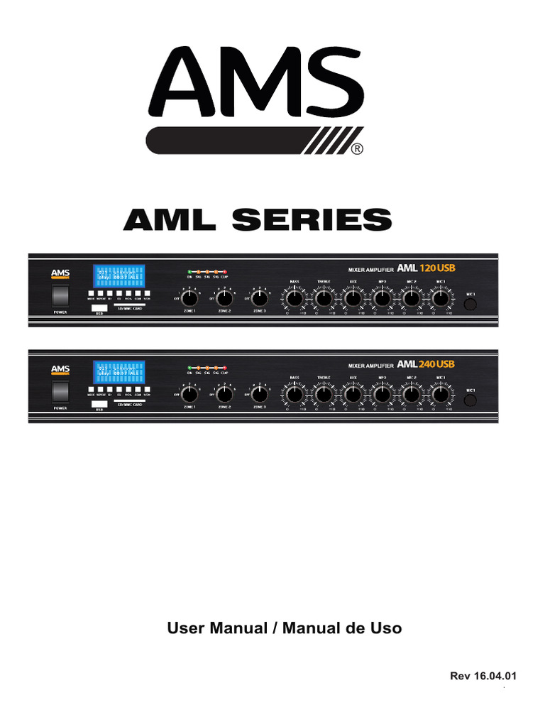 Manual Audio Music AML 120 USB | PDF | Ingeniería Informática ...