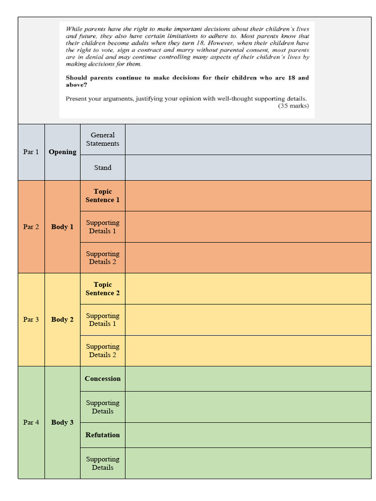 C. CT 202401 Lecture Arg Writing Worksheet - Student | PDF
