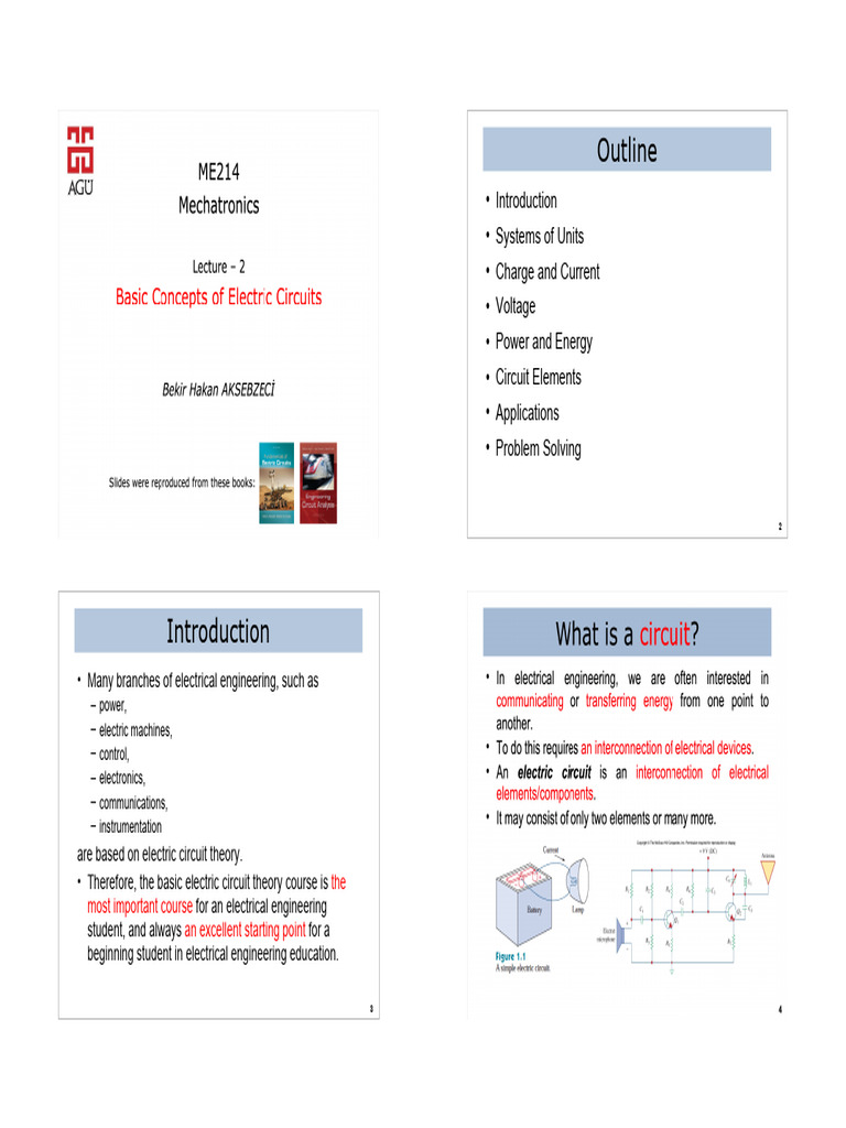 ME214 Lec2 | PDF | Electrical Network | Direct Current