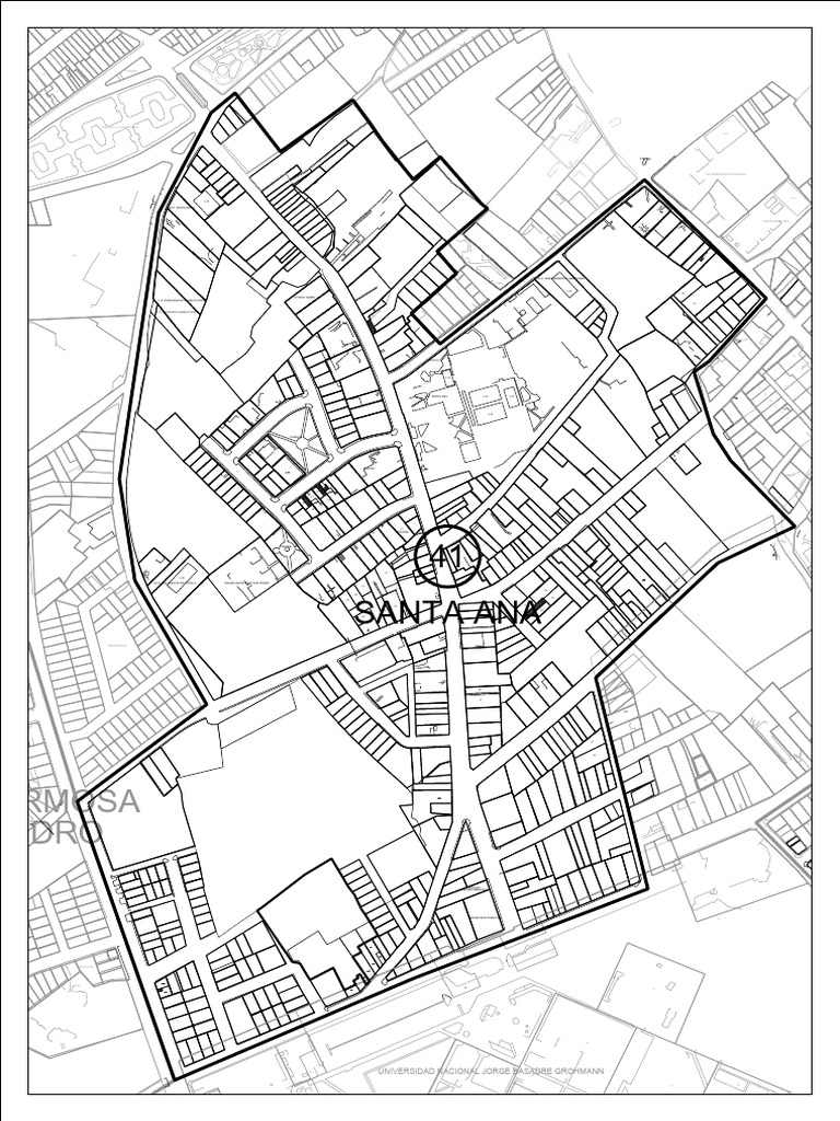 Plano Santa Ana Planimetría | PDF