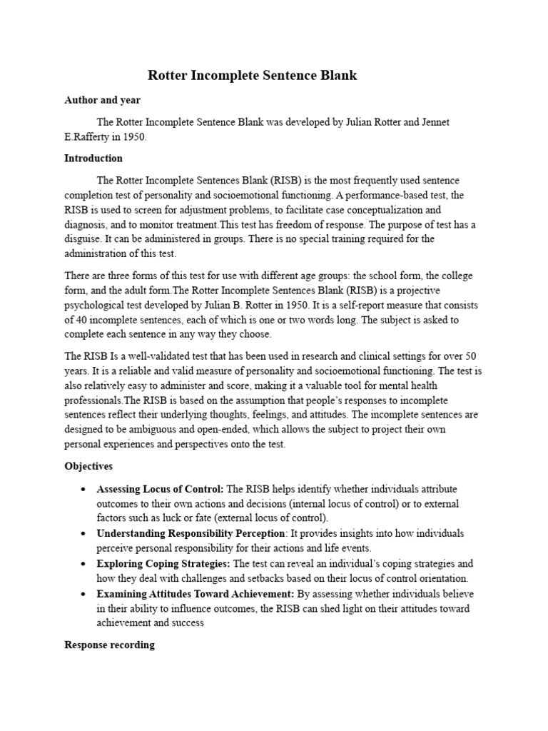 TEST No 5 RISB...... | PDF | Attitude (Psychology) | Thought