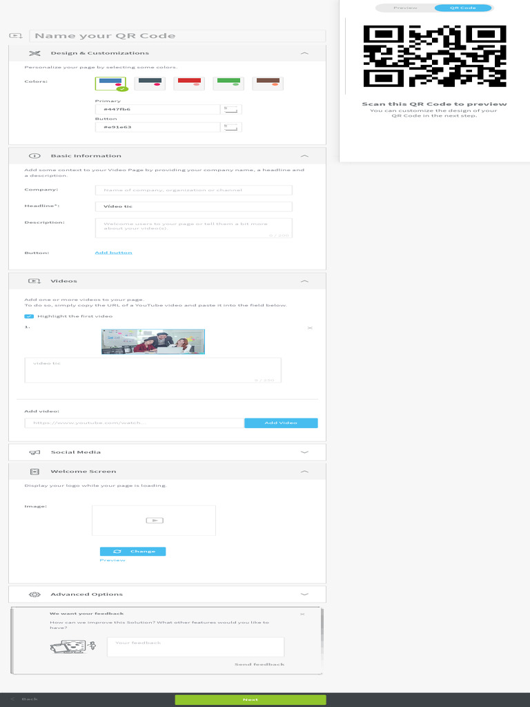 QR Code Generator - New Create | PDF | Qr Code | Video