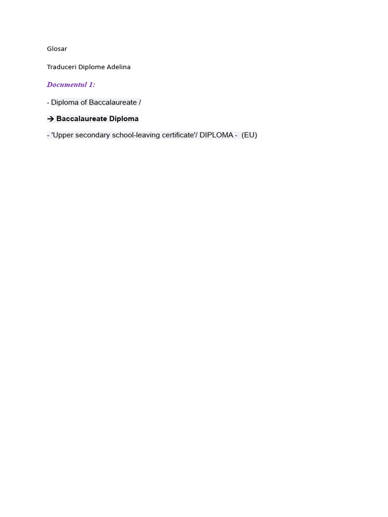 Glosar | PDF