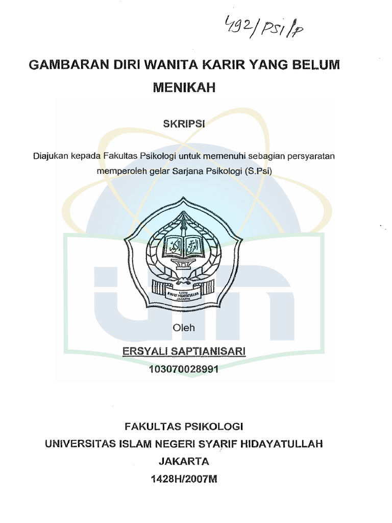 Ersyali Saptianisari-Psi | PDF