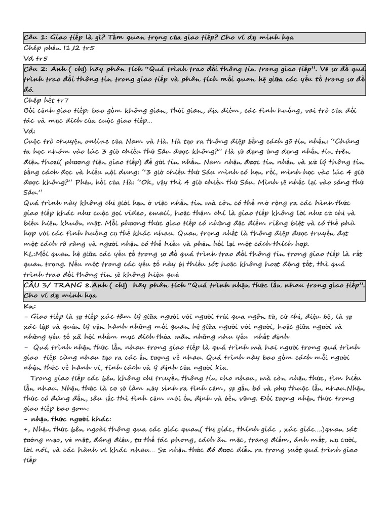 đề cương kngt | PDF