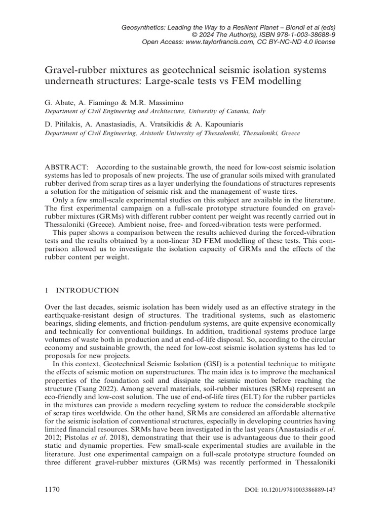 Geosynthetics 4 | PDF | Finite Element Method | Geotechnical Engineering