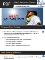 Managing Heat Stress at Work-Safety Presentation | PDF | Hyperthermia ...