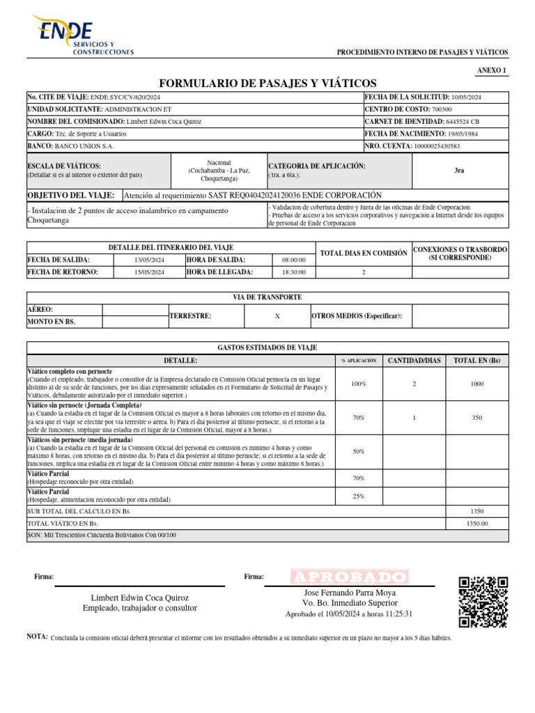 Ende Syc - CV - 620 - 2024-2 | PDF