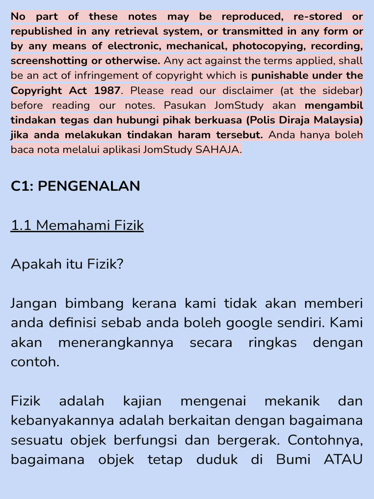 Notes & Latihan (Random) | PDF