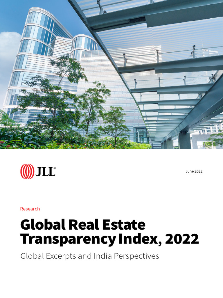 JLL India Real Estate Transparency Index | PDF | Real Estate Investment ...