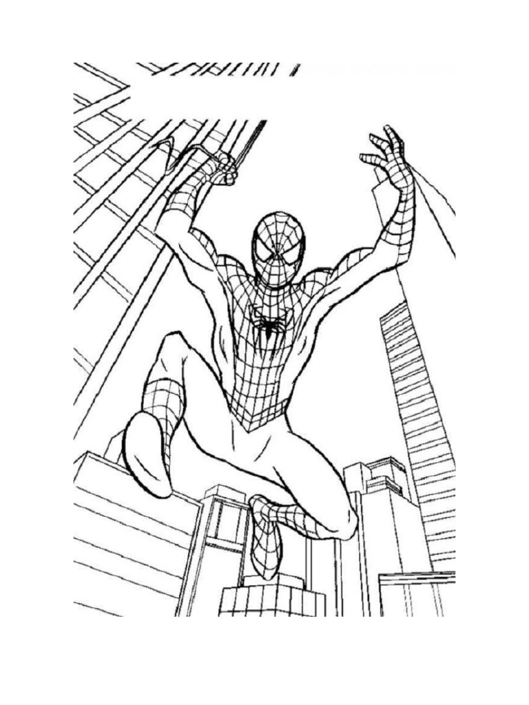 Spiderman para Colorear | PDF