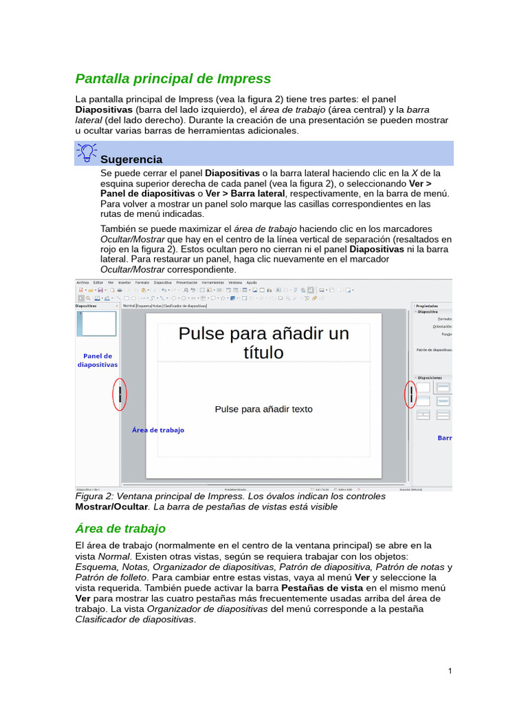 SMR_AOF02_Pantalla_principal_Impress | PDF | Ventana (informática) | Software