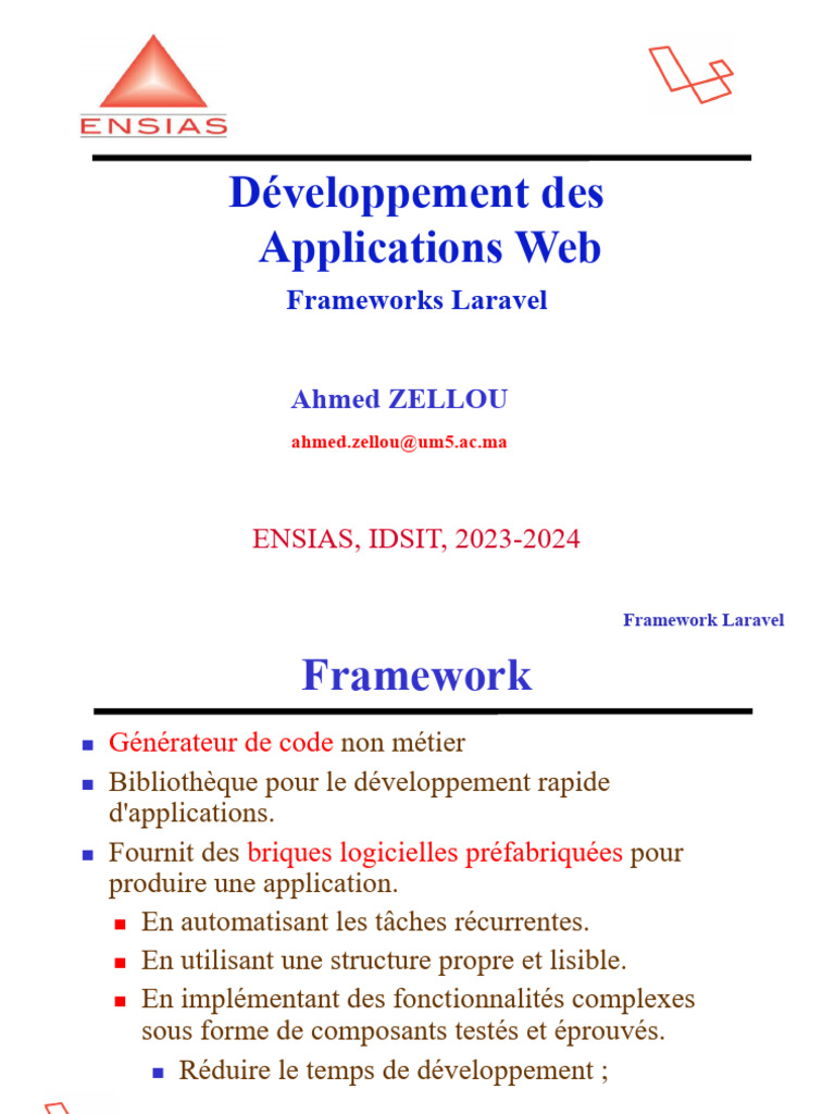 Laravel: Guide Complet pour Développeurs Web | PDF | PHP | Cookie (informatique)