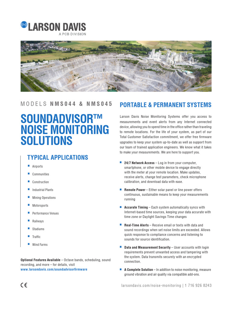 LD SoundAdvisor Outdoor Noise Monitoring Systems DS 0208 | PDF | Login ...