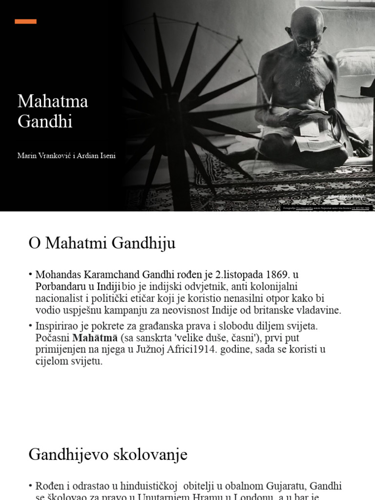 Mahatma Ghandi | PDF
