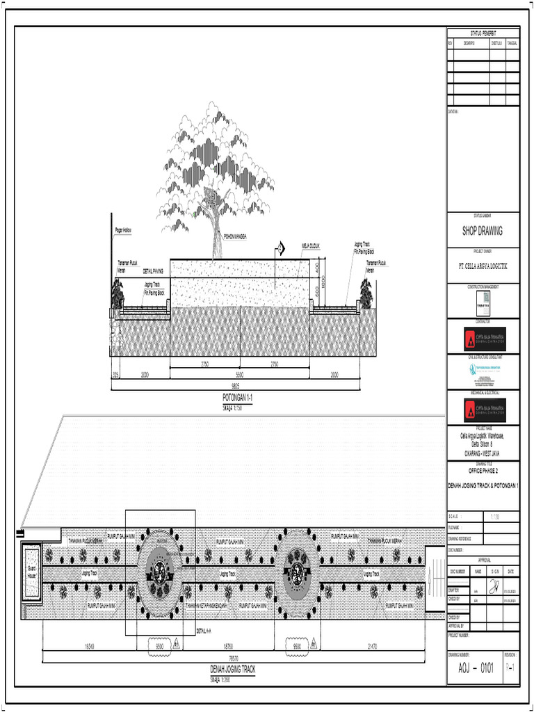 Jogging Track MUF7 | PDF | Technical Drawing