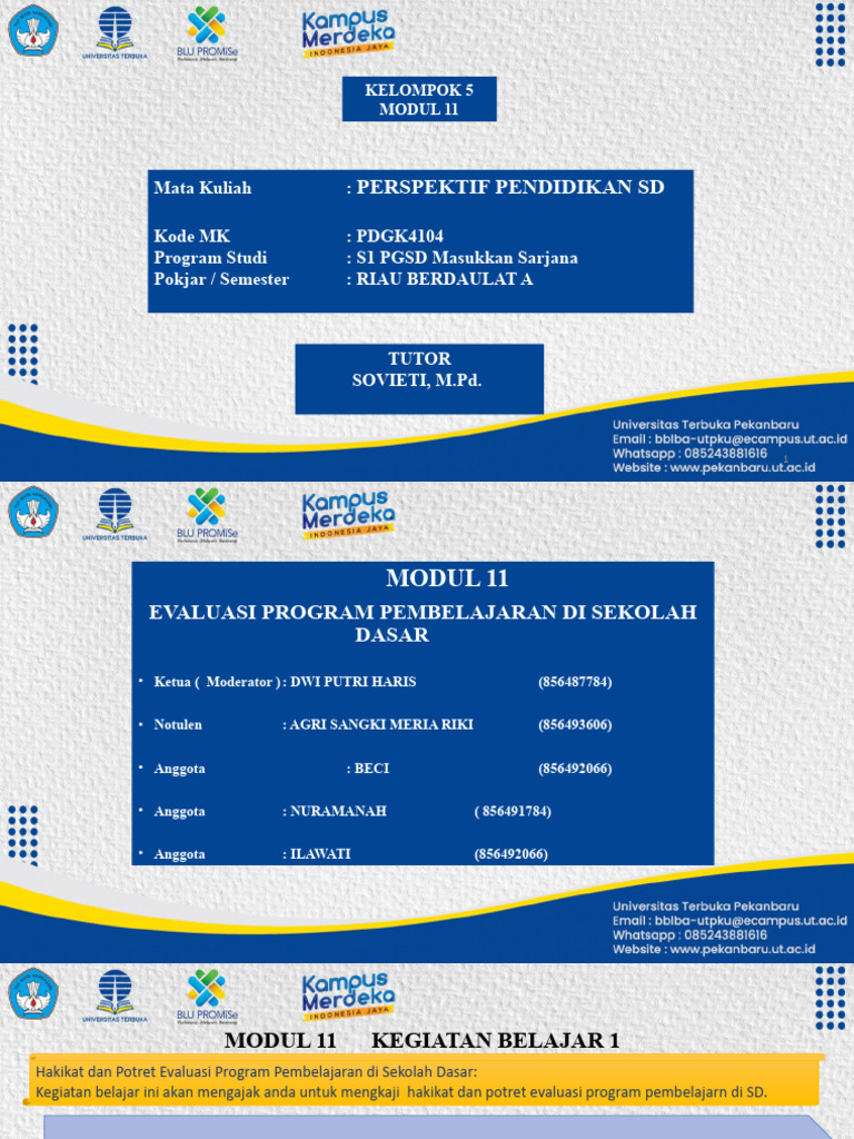 Kelompok - 5 - Modul 11 (Prespektif Pendidikan SD) | PDF | Karier ...