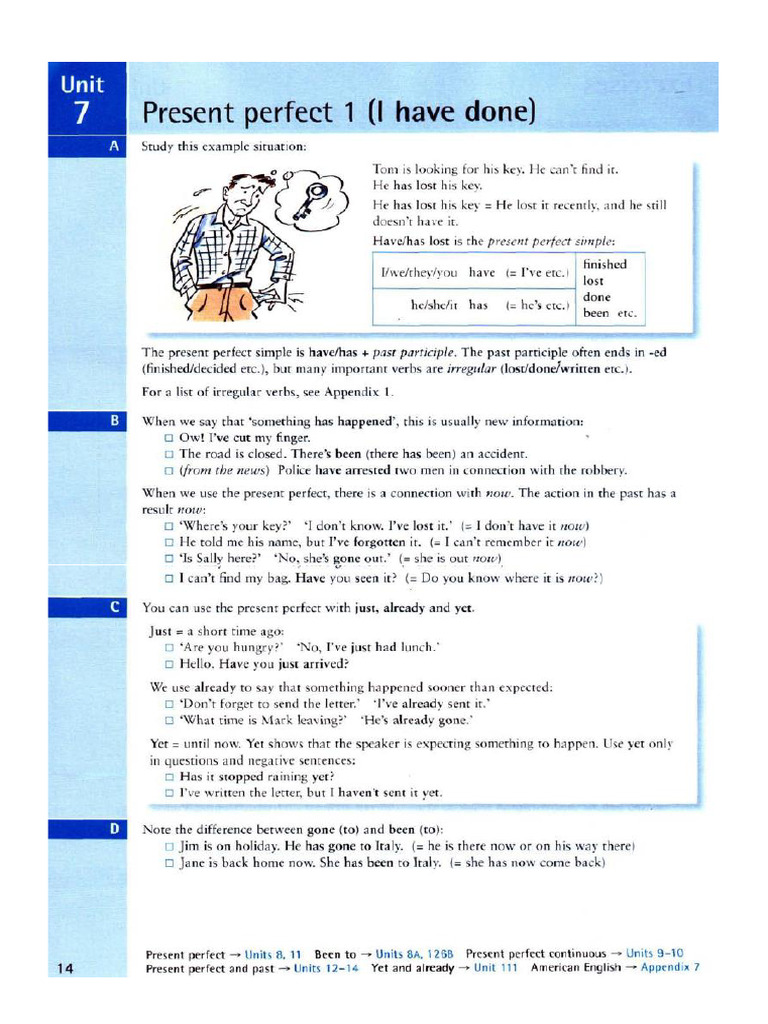 Present Perfct U7 Intermediate Gramar | PDF