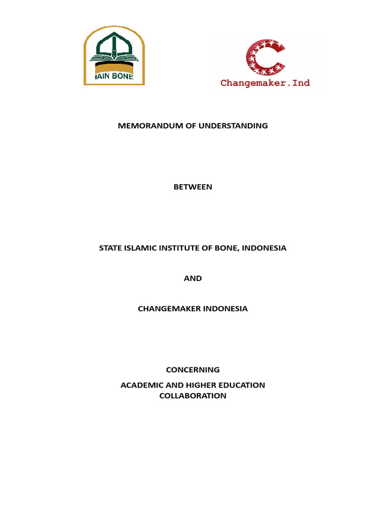 2024.memorandum of Understanding Iain Bone - Cia | PDF | Government ...