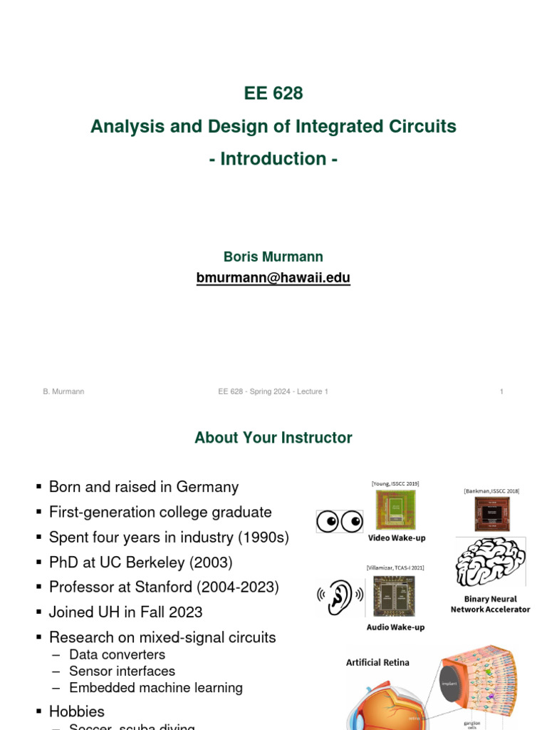 LEC01 | Download Free PDF | Mixed Signal Integrated Circuit | Analog To ...