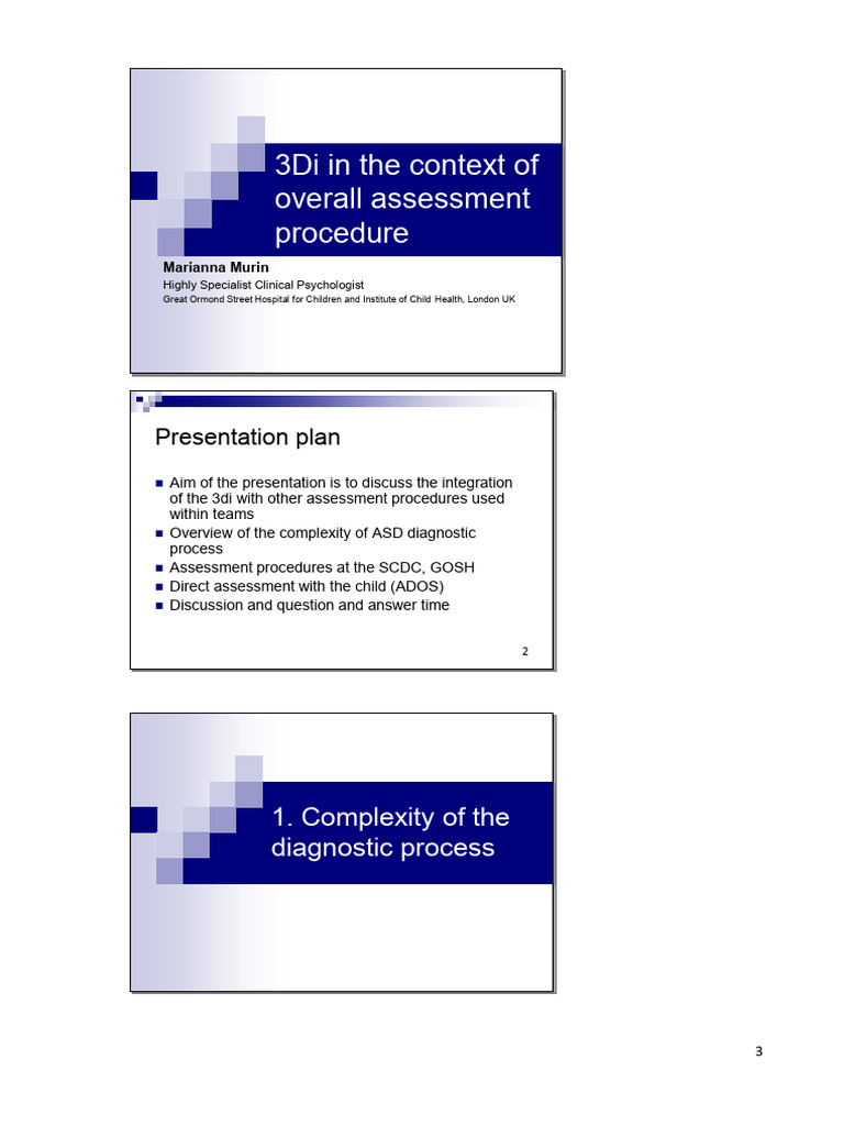 Tab 8 2 ADOS 160926 Kent 1801 | PDF | Autism Spectrum | Asperger Syndrome