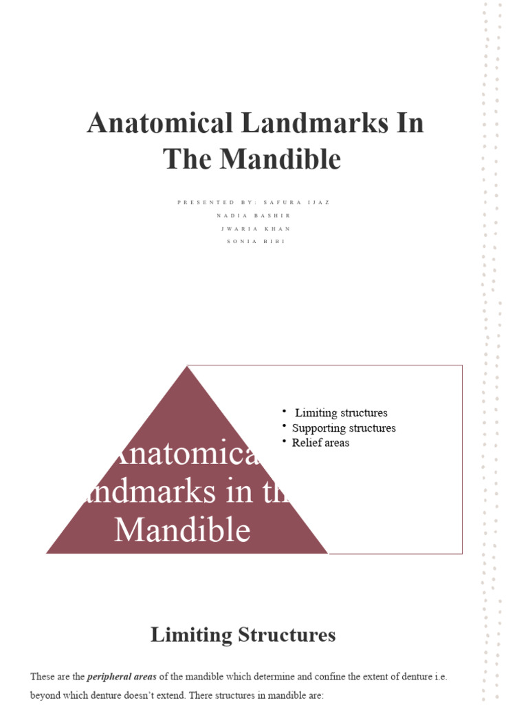 Anatomical Landmarks | PDF | Dentures | Tongue