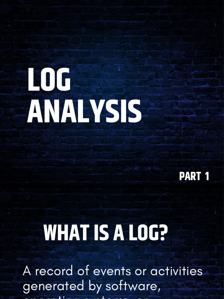 Log Analysis (Part 1) | PDF | Security | Computer Security
