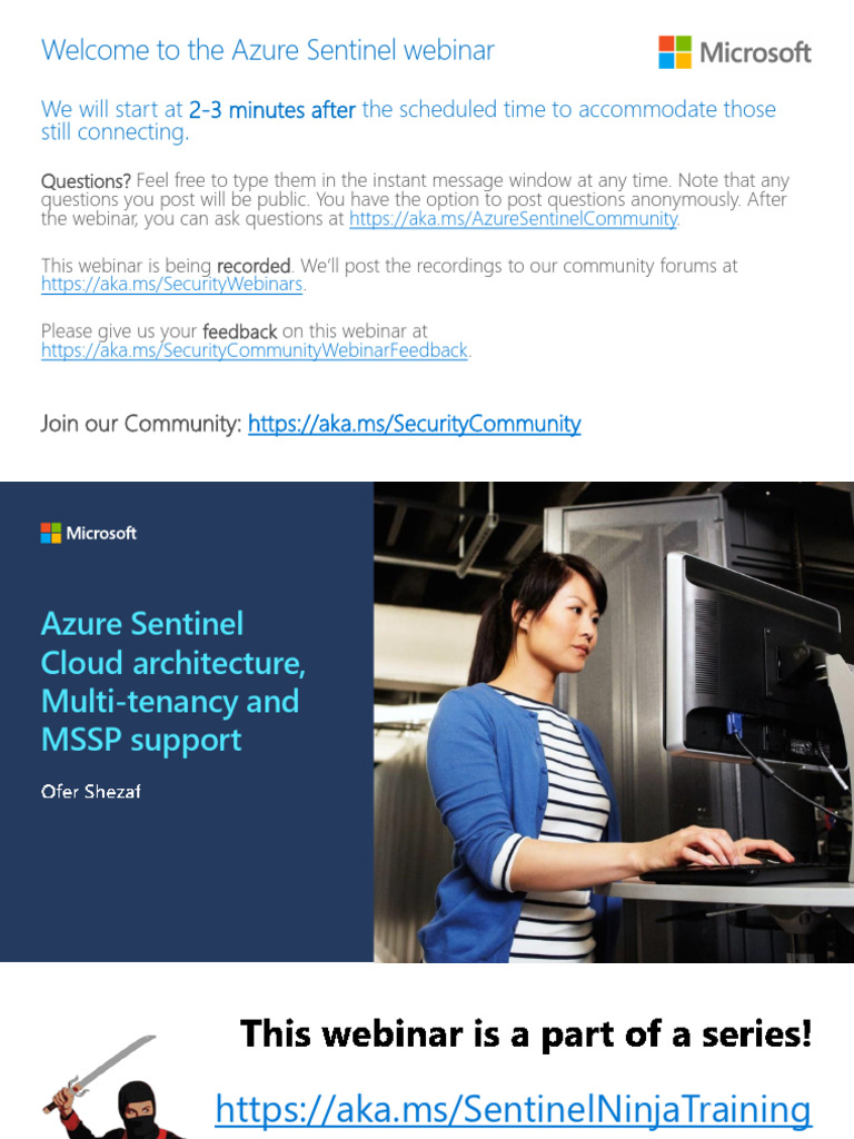 ASentinel MSSP | PDF | Microsoft Azure | Computing
