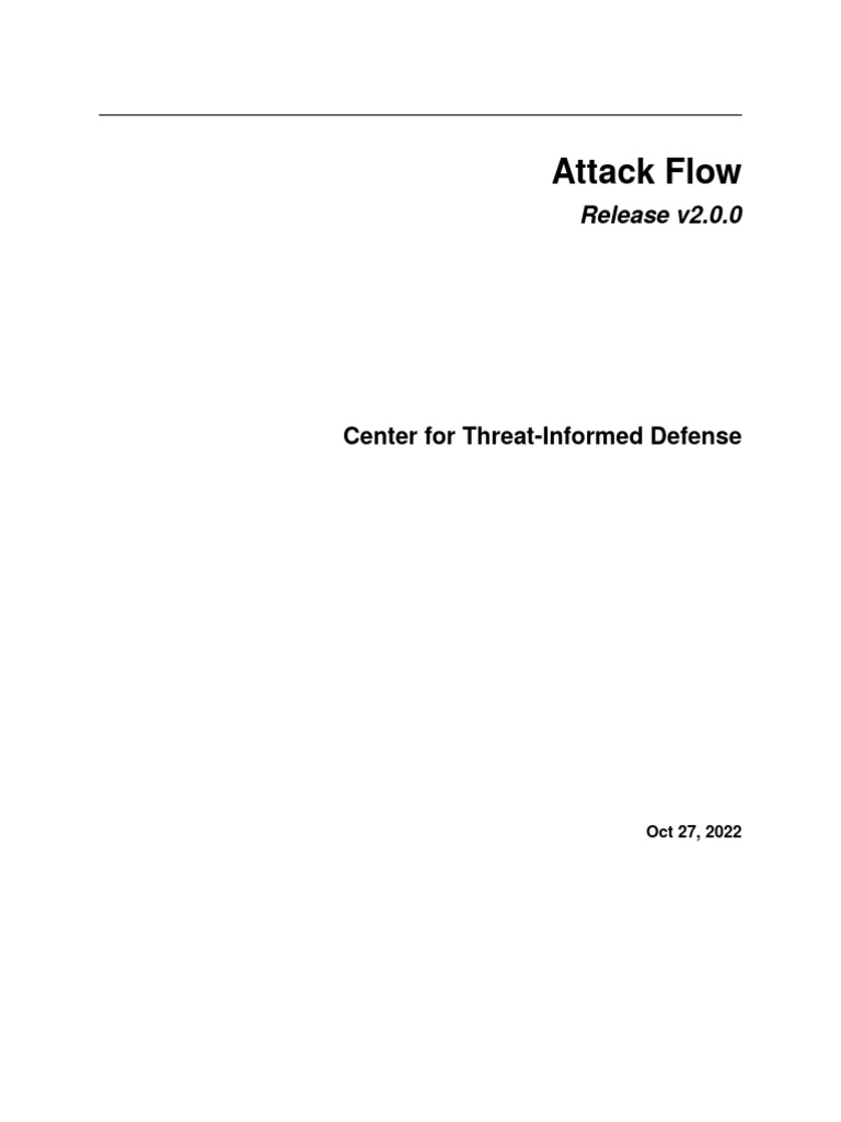 Attackflow | PDF | Data Type | Computing