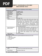 Pembelajaran Teks Prosedur | PDF