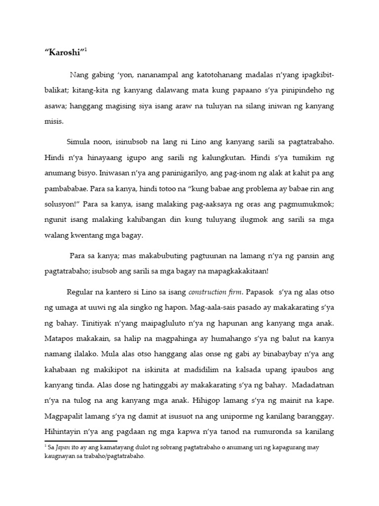 Karoshi | PDF