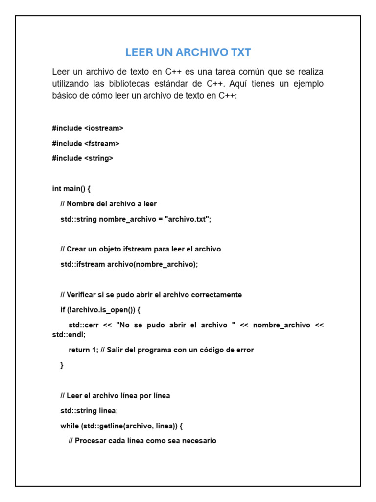 Actividad Leer Un Archivo | PDF