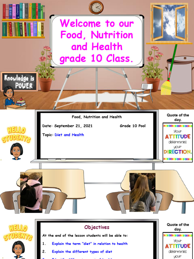 Lesson 1 | PDF | Diet (Nutrition) | Diet & Nutrition