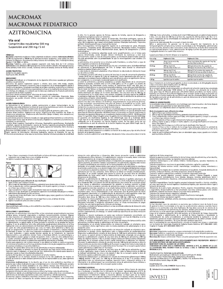 P INV Macromax Susp | PDF