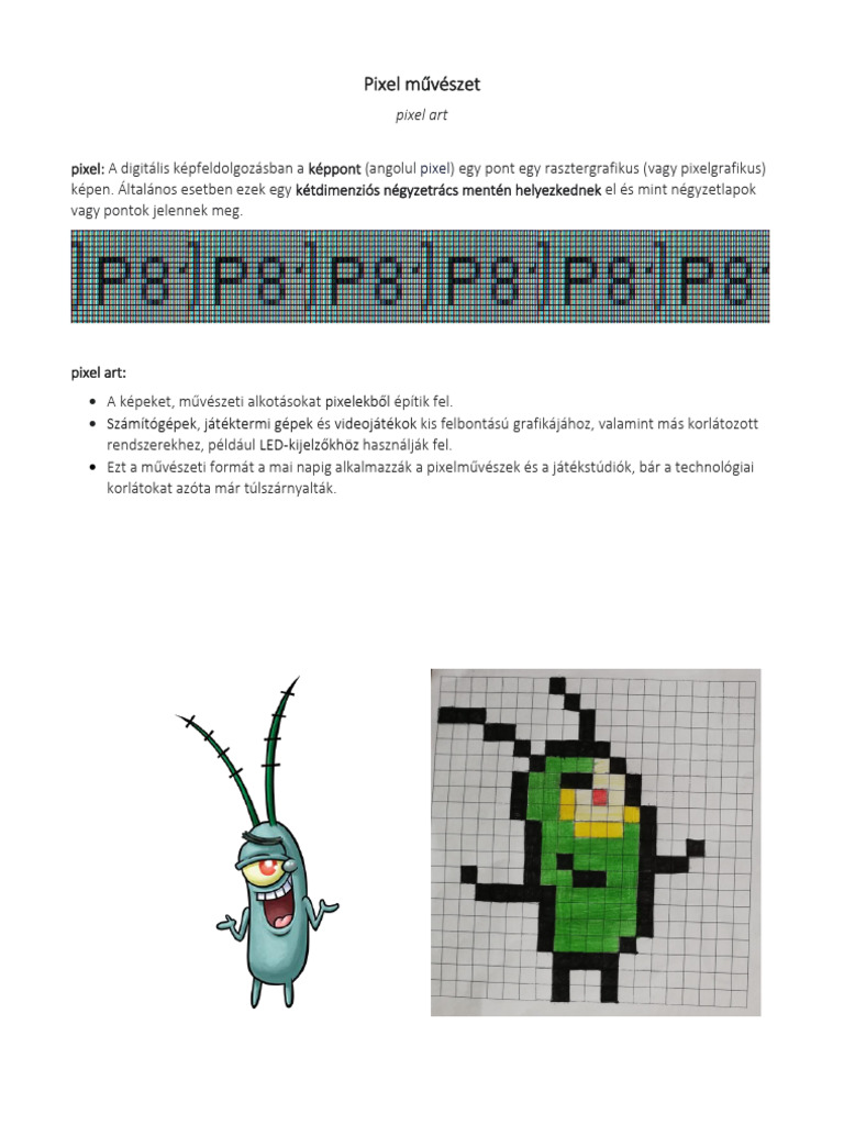 Pixel Művészet | PDF