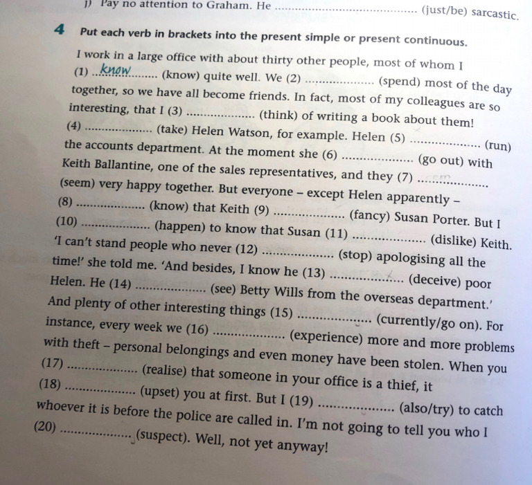 ex present tenses adv. | PDF