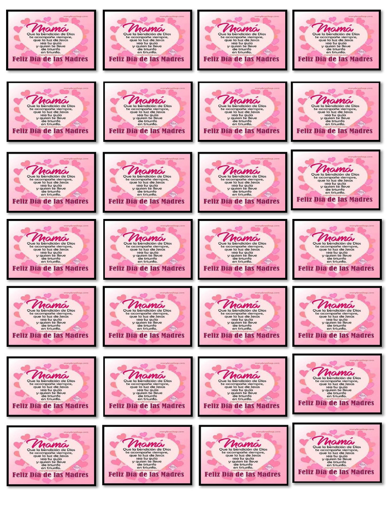 Lindos Solapines para Mamita 2024 | PDF