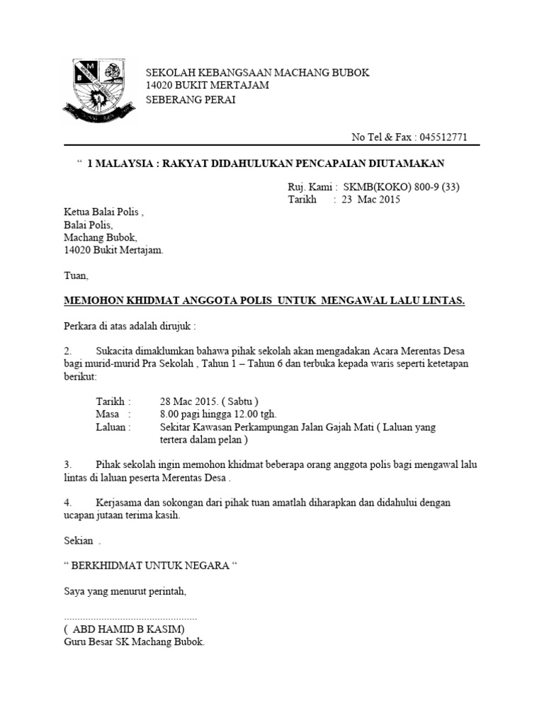 surat jemputan perasmi | PDF