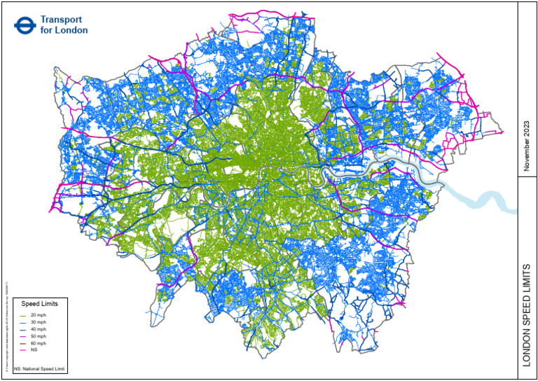 London Digital Speed Limit Map | PDF