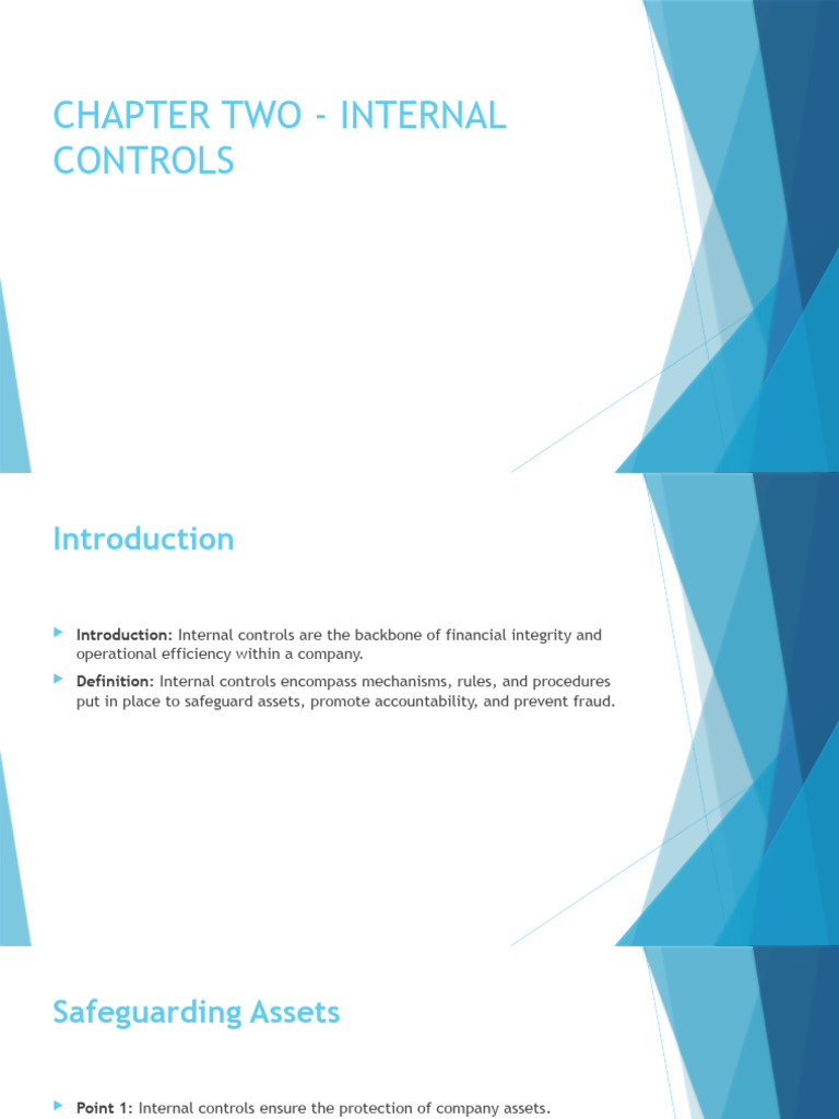 Chapter Two - Internal Controls | PDF | Internal Control | Audit