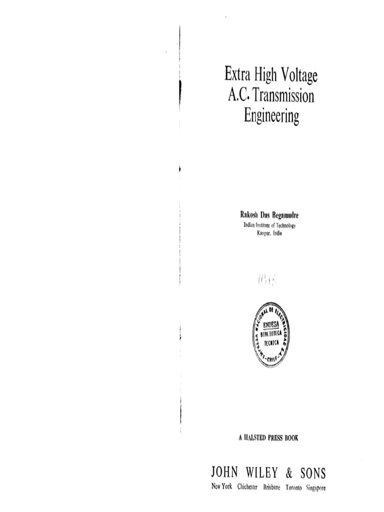 Extra High Voltage A.C. Transmission Engineering | PDF