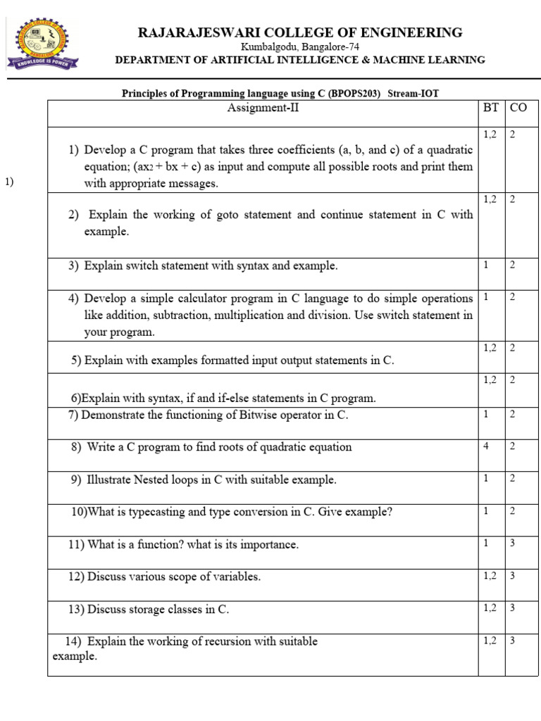 BPOPS 203 Assign 2 (Mod 2 &3) | PDF | Computer Program | Programming