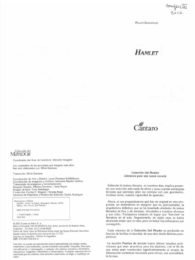 Hamlet PDF Bueno | PDF
