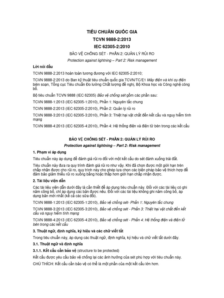 TCVN 9888-2-2013 Bao Ve Chong Set | PDF